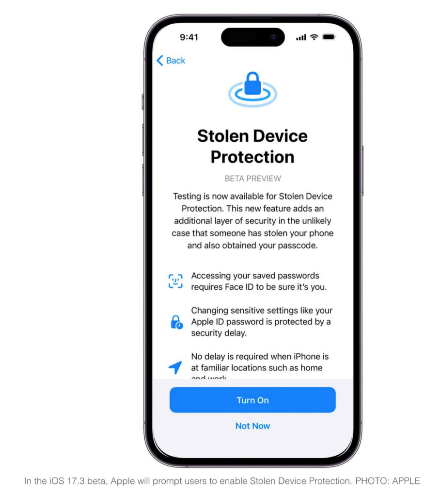 Apple Makes Security Changes To Protect Users From iPhone Thefts - DPL